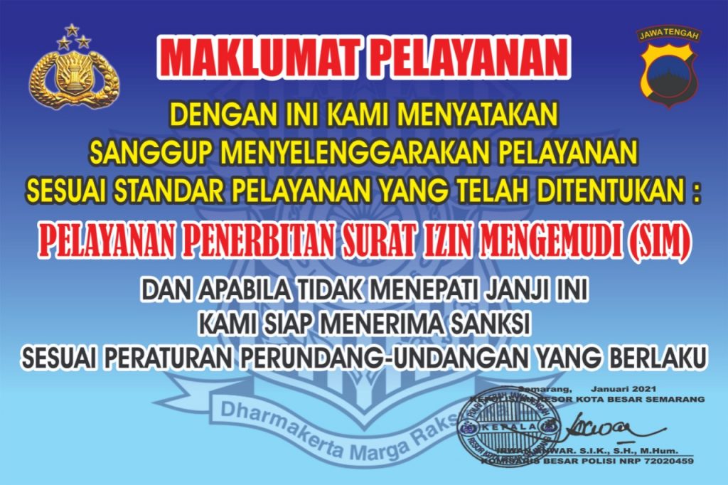 Maklumat Pelayanan | WEBSITE RESMI POLRESTABES SEMARANG Maklumat Pelayanan | WEBSITE RESMI POLRESTABES SEMARANG